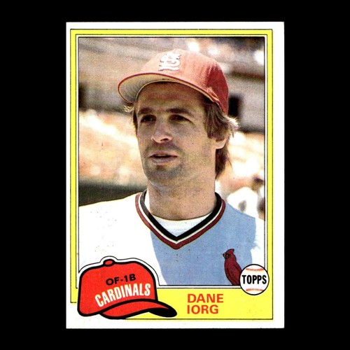 Dane Iorg 1981 Topps St. Louis Cardinals #334 Nice! 2 | eBay
