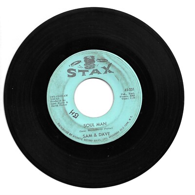 Sam & Dave - Soul Man - May I Baby - 45 RPM - Stax/Atlantic 45-231 - VG ...