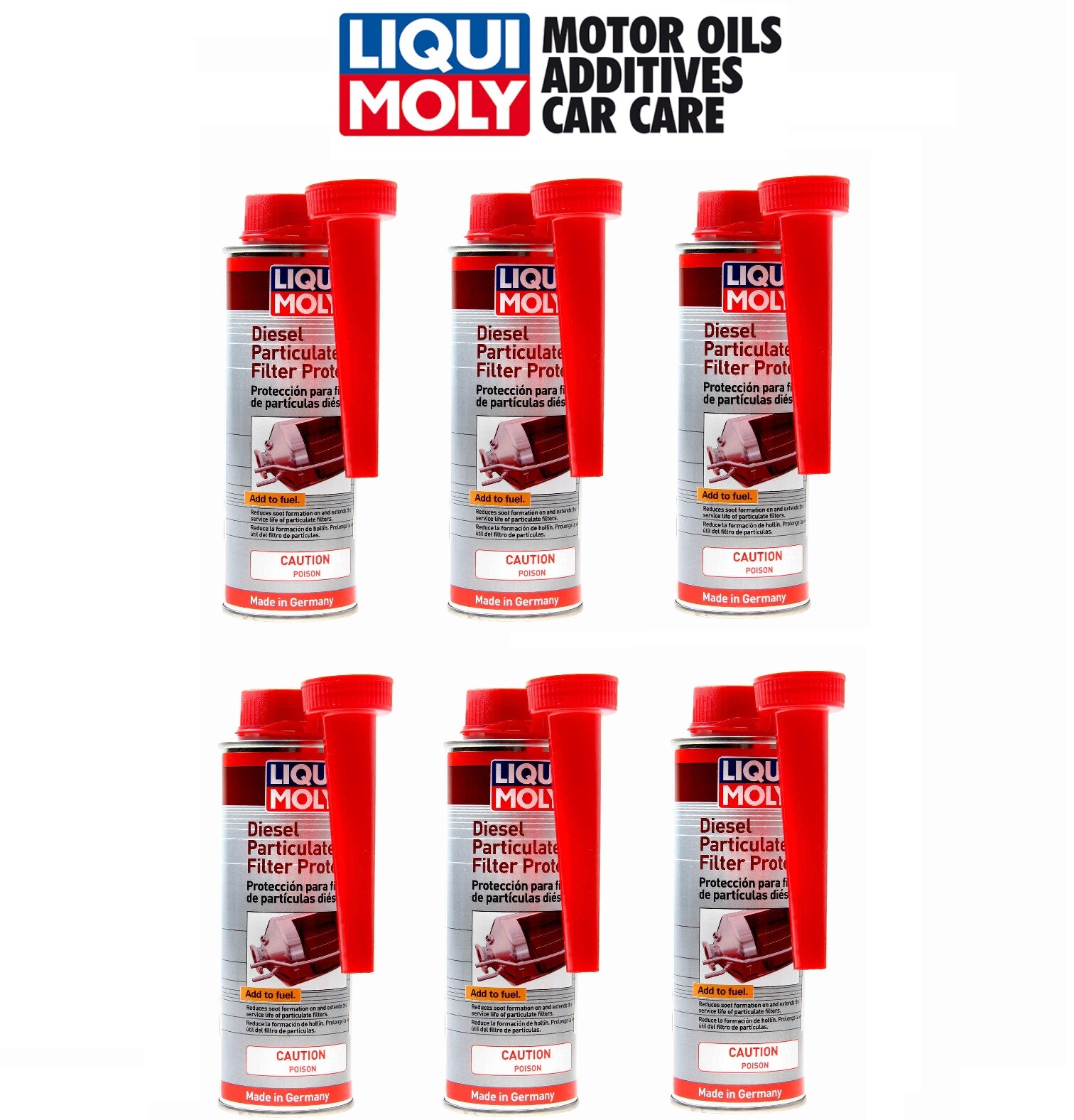 Diesel Particulate Filter Protector DPF Set of 6 x 250ml LIQUI MOLY | eBay