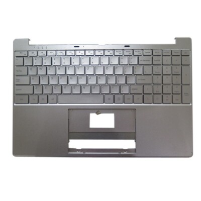 Used Laptop Silver PalmRest&Backlit Keyboard For FEEDME F9 PRO English ...