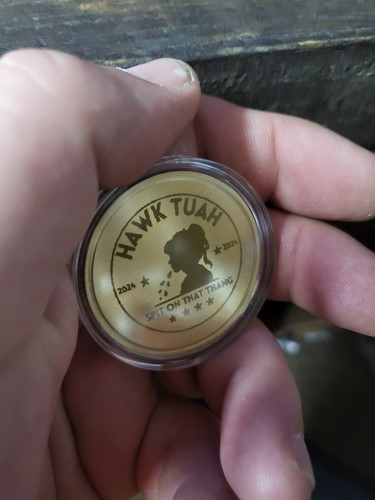 Hawk Tuah Coin Custom Laser Engraved | eBay