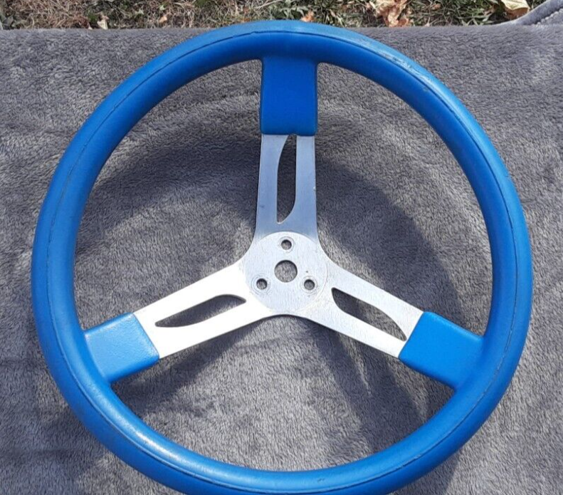 1) Blue Aluminum Racing Car Go-Cart Steering Wheel?? | eBay