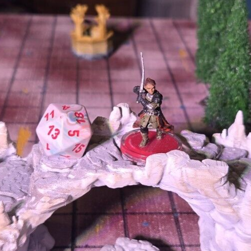 Dungeons And Dragons DnD Pathfinder Human Female Fighter Color Plastic ...