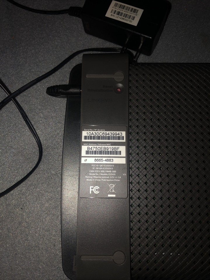 Cisco Linksys E2500 4-Port N600 Wireless N Router | eBay