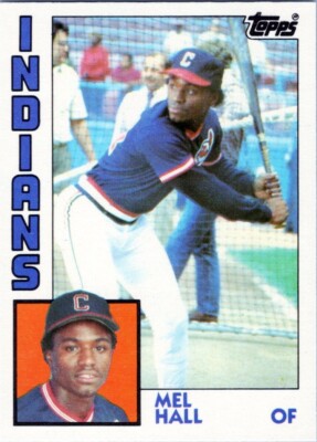 1984 Topps Traded #47T Mel Hall Cleveland Indians | eBay