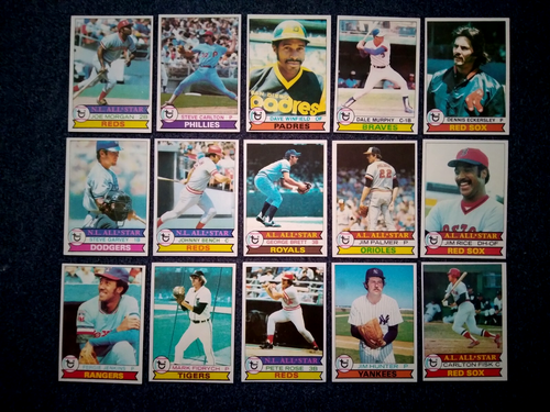1979 Topps Rose Brett Morgan Winfield Garvey Murphy Bench Baseball Lot ...