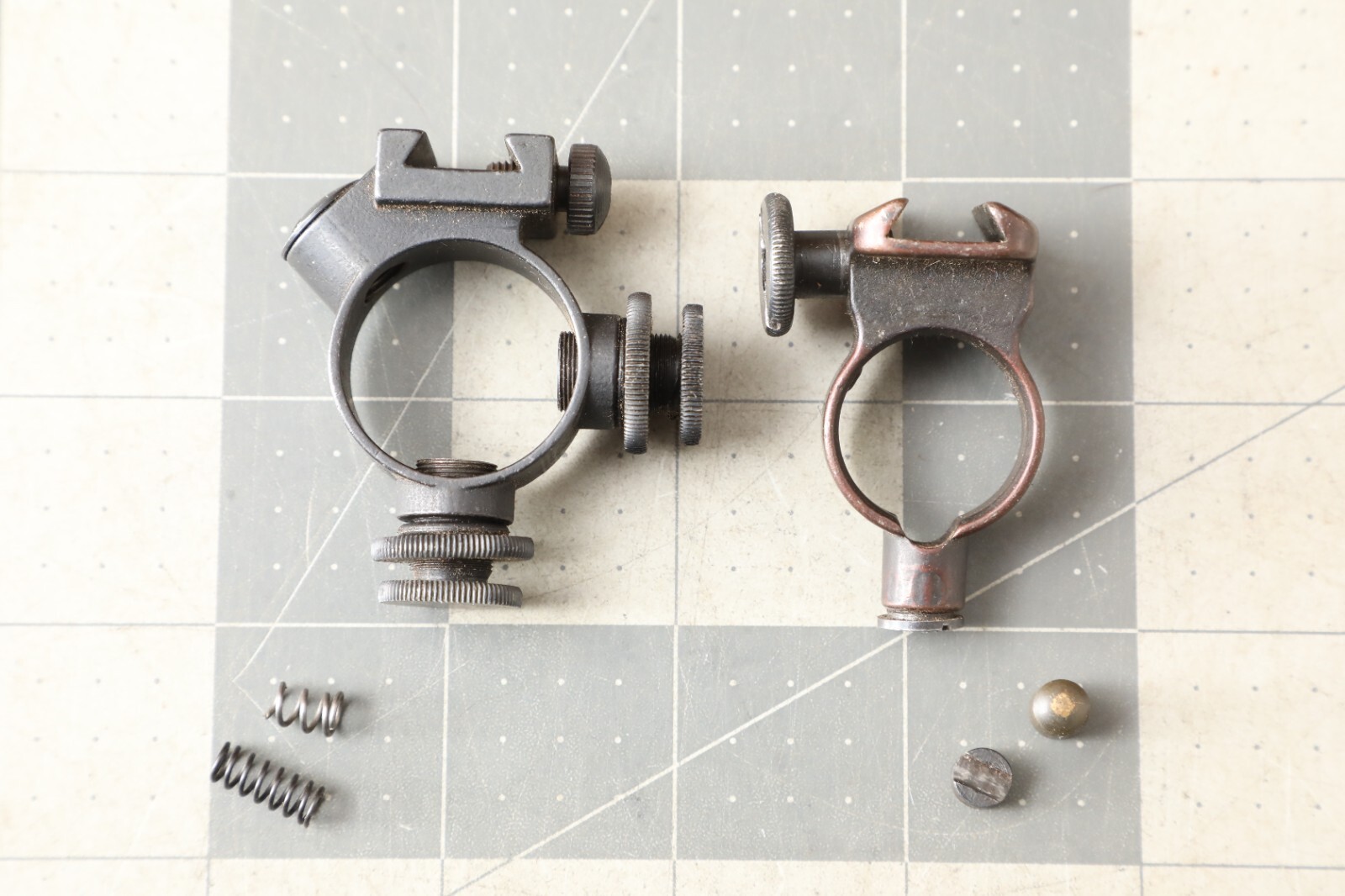 Unertl Lyman Winchester Savage External Adjust Target Rifle Scope Rings ...