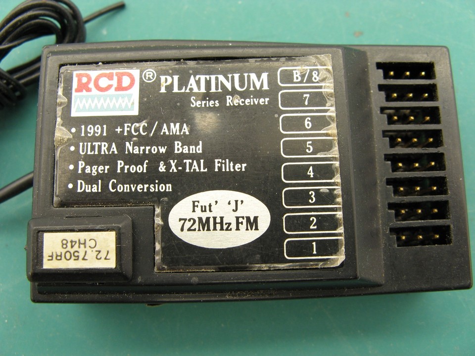 RCD Platinum Dual Conversion 7-Channel FM Receiver CH48 (72.750 MHz ...