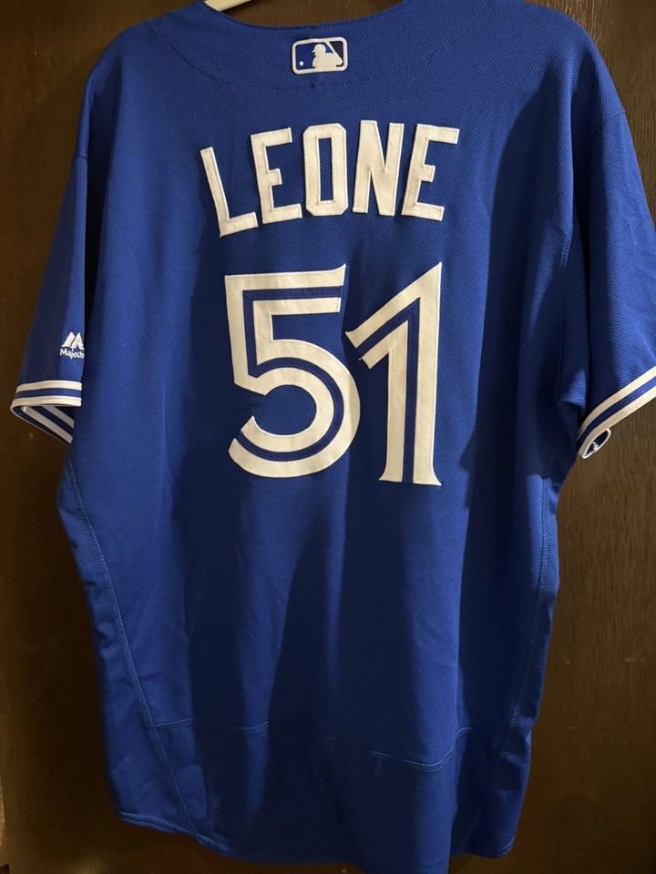 Dominic Leone #51 Toronto Blue Jays 2017 Opening Day Game Used Jersey ...