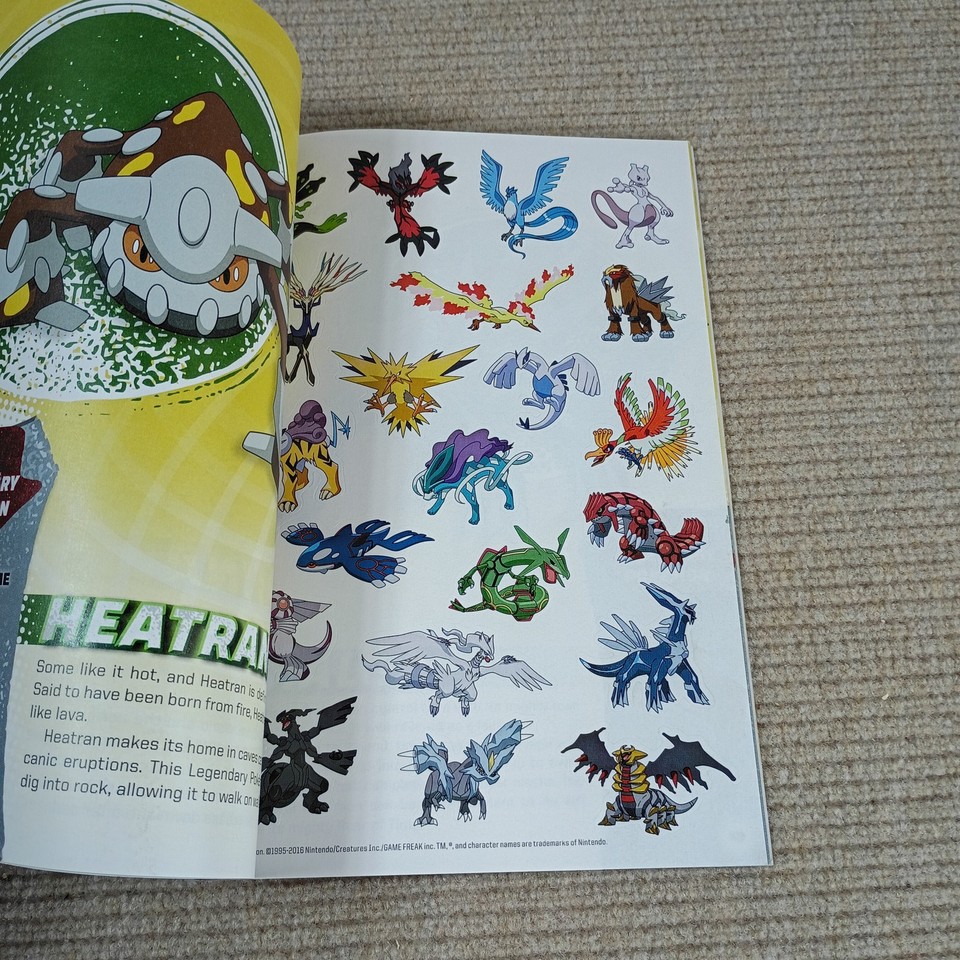 Pokémon Deluxe Essential Handbook & Legendary Mythical Guide Book Lot ...