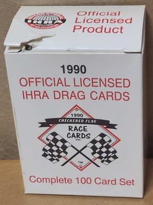 1990 Checkered Flag IHRA Drag Racing Trading Cards Box Set | eBay