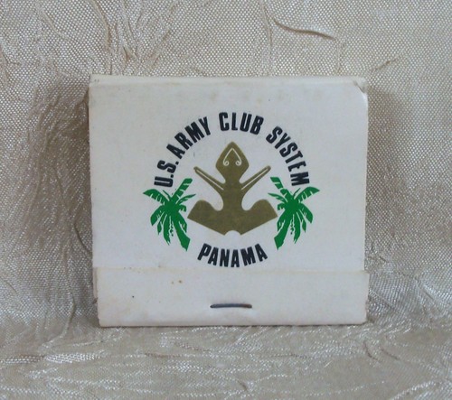 U. S. ARMY CLUB SYSTEM Vintage Matchbook Panama Support Your Club | eBay