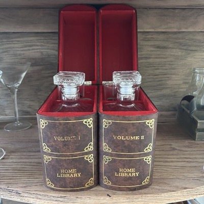 RARE Vintage History Of The World Books Volume I&II Hidden Decanter ...
