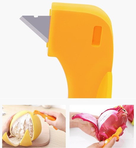 5-Pack Citrus Orange Peelers – Sharp Blade Fruit Peeling Kitchen Tool ...