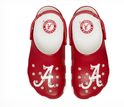 Crocs University of Alabama Classic Clog White/Red Men's Size 10 Women ...