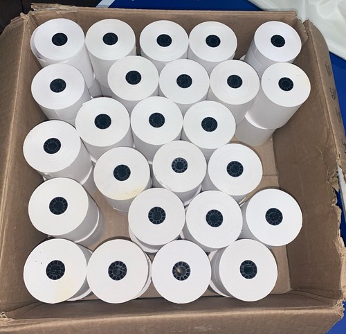 Office Depot Single-Ply Paper Rolls 3in. x 150ft. White Carton Of 50 ...