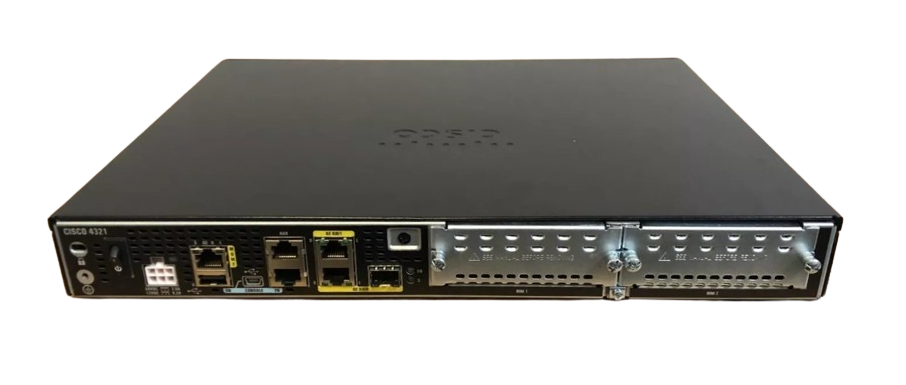 CISCO 4321 ISR WITH 2 ONBOARD GE 2 NIM SLOTS 1 ISC SLOT 4 GB MEMORY ...