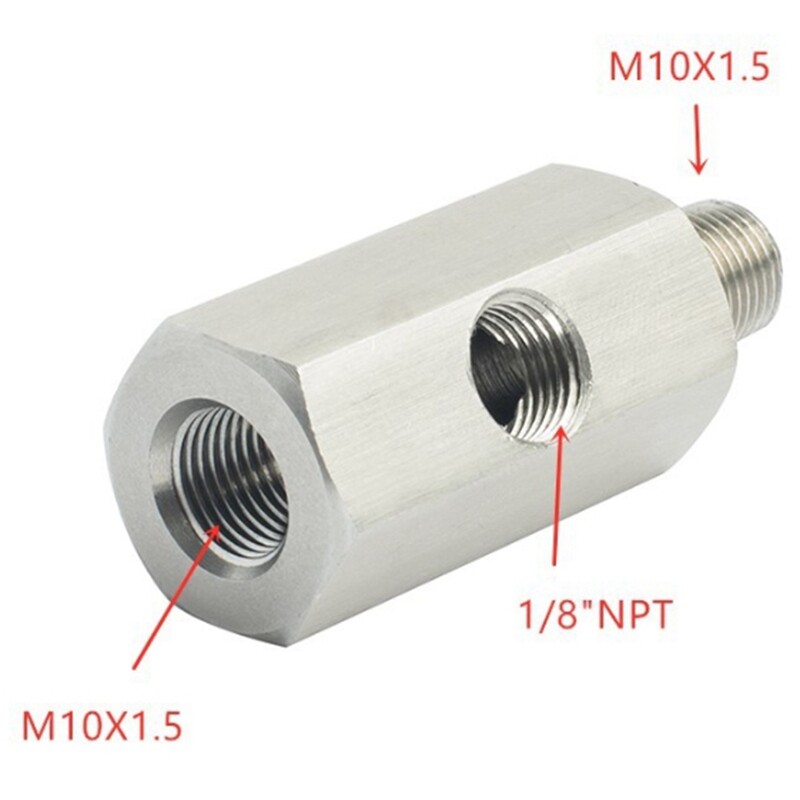 Metric Adapter Oil Pressure Sensor 1/8 inch NPT Female X M10 M10X1.5 ...