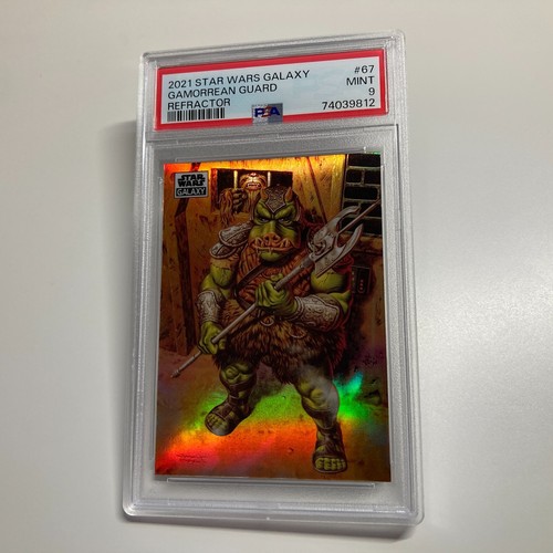 Gamorrean Guard 2021 Topps Chrome Star Wars Galaxy Refractor Card #67 ...
