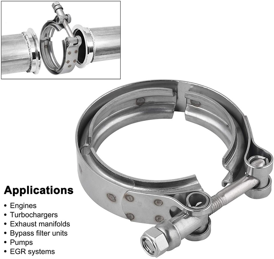 5.9L Turbo V-Band Clamp Fits For 1989-2002 Dodge Cummins 3069053 ...