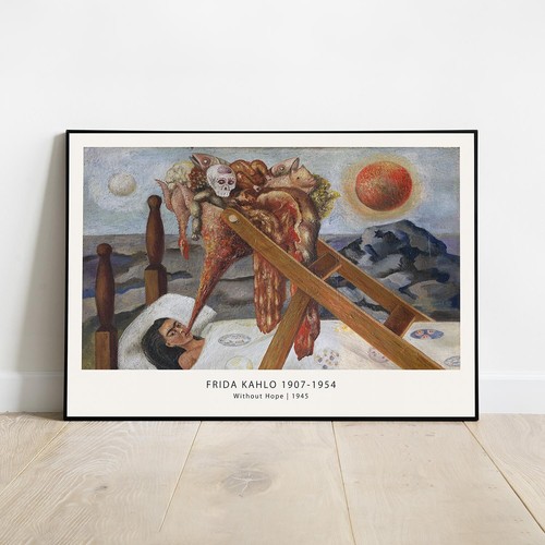 Without Hope 1945 - Frida Kahlo Vintage Exhibition Poster Art Prints | eBay