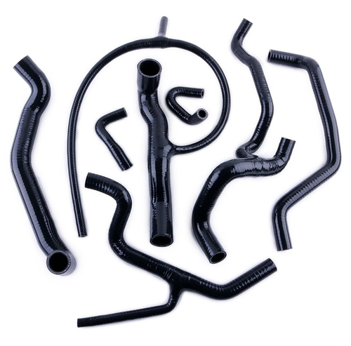 Coolant Radiator Hose Kit for 94-99 VW GOLF Mk3 Jetta A3 VR6 2.8L Black ...