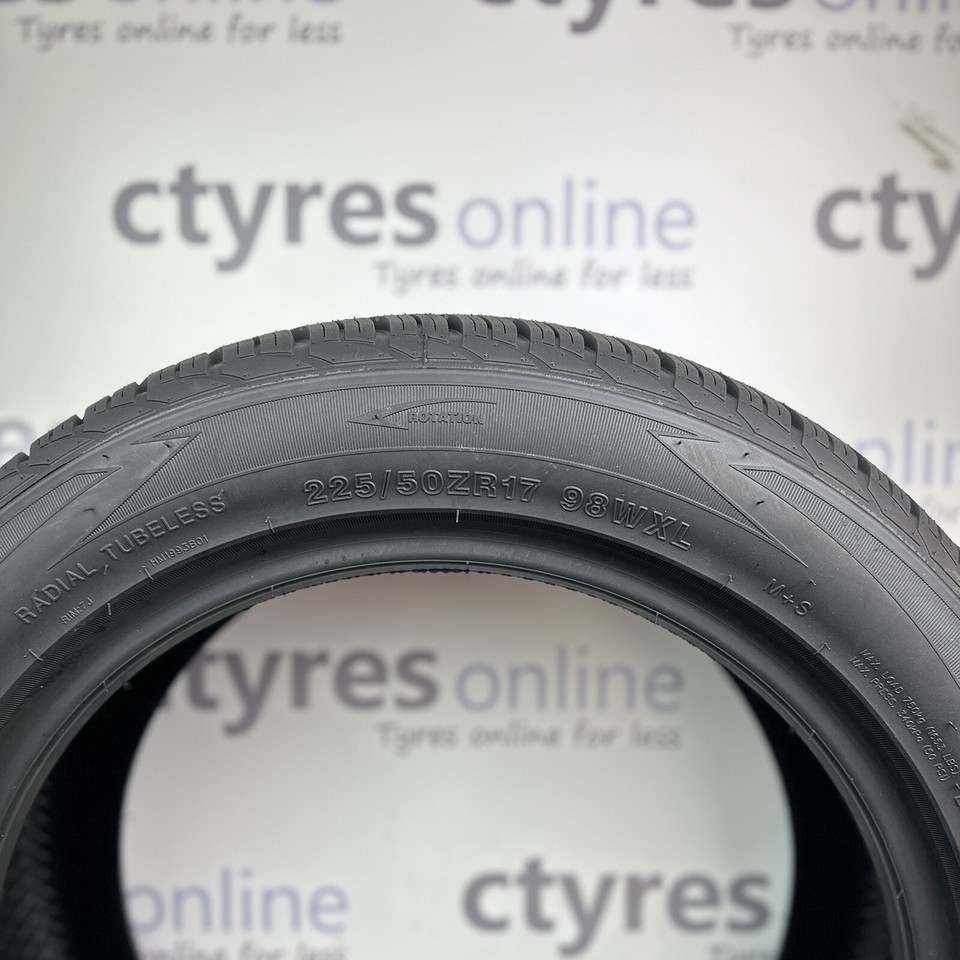 2X New 225 50 17 ARIVO A/S ALL SEASON TYRES 98W XL 225/50R17 2255017 (2 ...