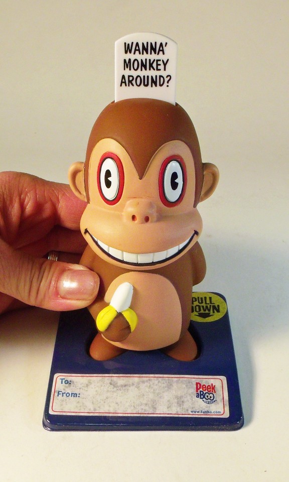 Funko Monkey Peek A Boo Pop Up Figure - Wanna' Monkey Around? | eBay