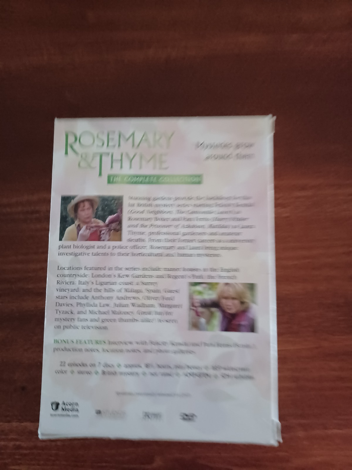 The Complete Collection ... Rosemary & Thyme .... British Mystery series | eBay