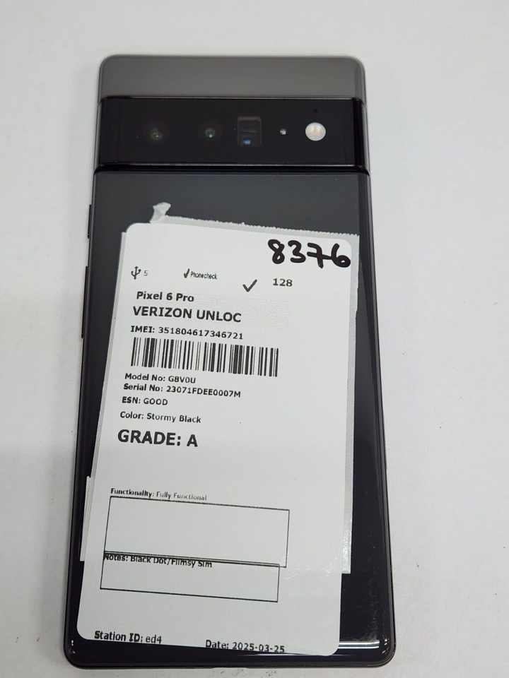 DEFECTIVE - Google Pixel 6 Pro - 128GB - Black - Verizon Unlocked ...