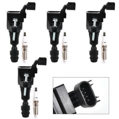 UF491 4pcs set pack Ignition Coils & Spark Plugs for 07-14 Chevrolet ...