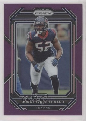 2022 Panini Prizm Purple Prizm /125 Jon Greenard Jonathan Greenard #118 ...