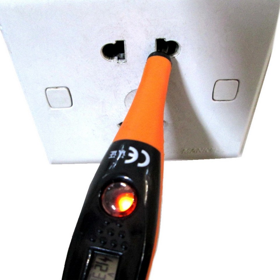 AC/DC 12V-250V Voltage Volt Detector Sensor Tester Digital Test Meter ...