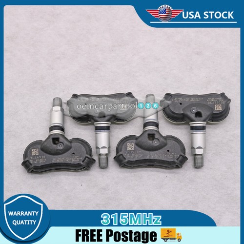 Set(4) TPMS For Toyota Highlander RAV4 2013-19 Tire Pressure Sensor ...