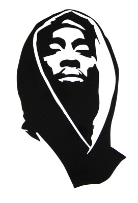 Tupac Shakur Portrait Vinyl Decal Sticker for car,truck,window,laptop ...