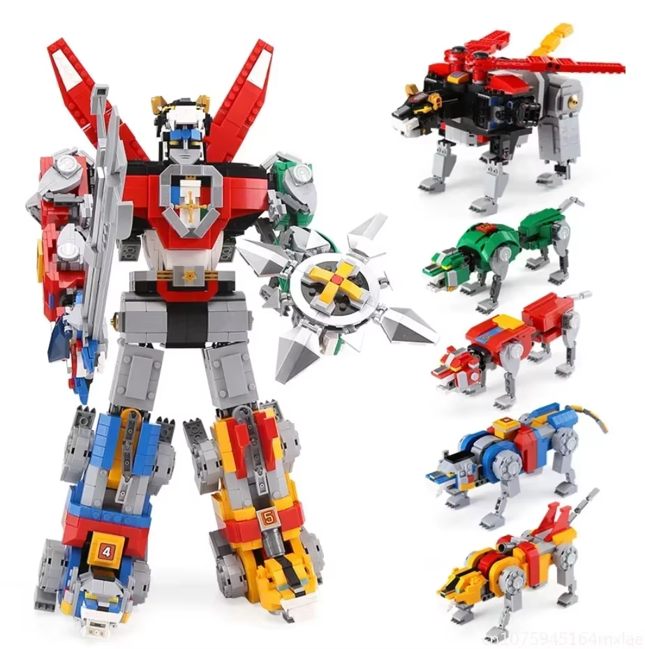 21311 Ideas: Voltron Transformers Building Blocks Toy Bricks Set 2 ...