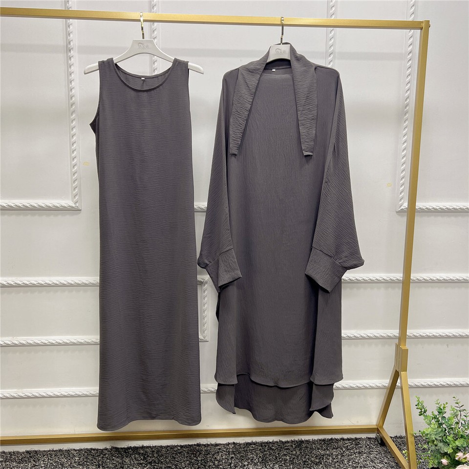 Muslim Overhead Khimar Caftan Ramadan Traditional Islam Burqa Robe ...