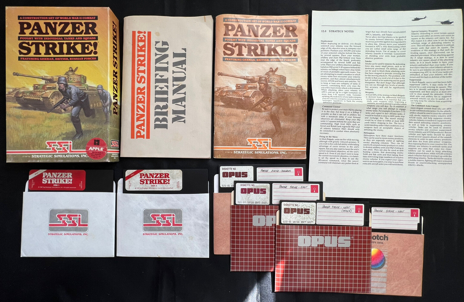 Panzer Strike! SSI Strategic Simulations. 1987. For Apple II. | eBay
