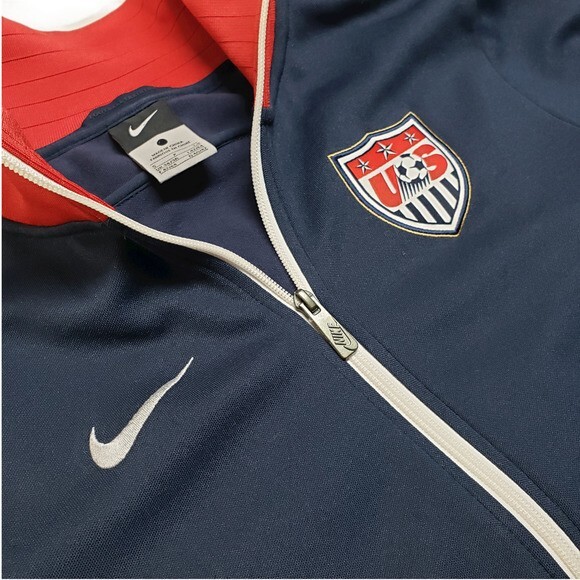 Nike Team USA Soccer 2010 USMNT World Cup Mens T90 Navy Warm Up Track ...