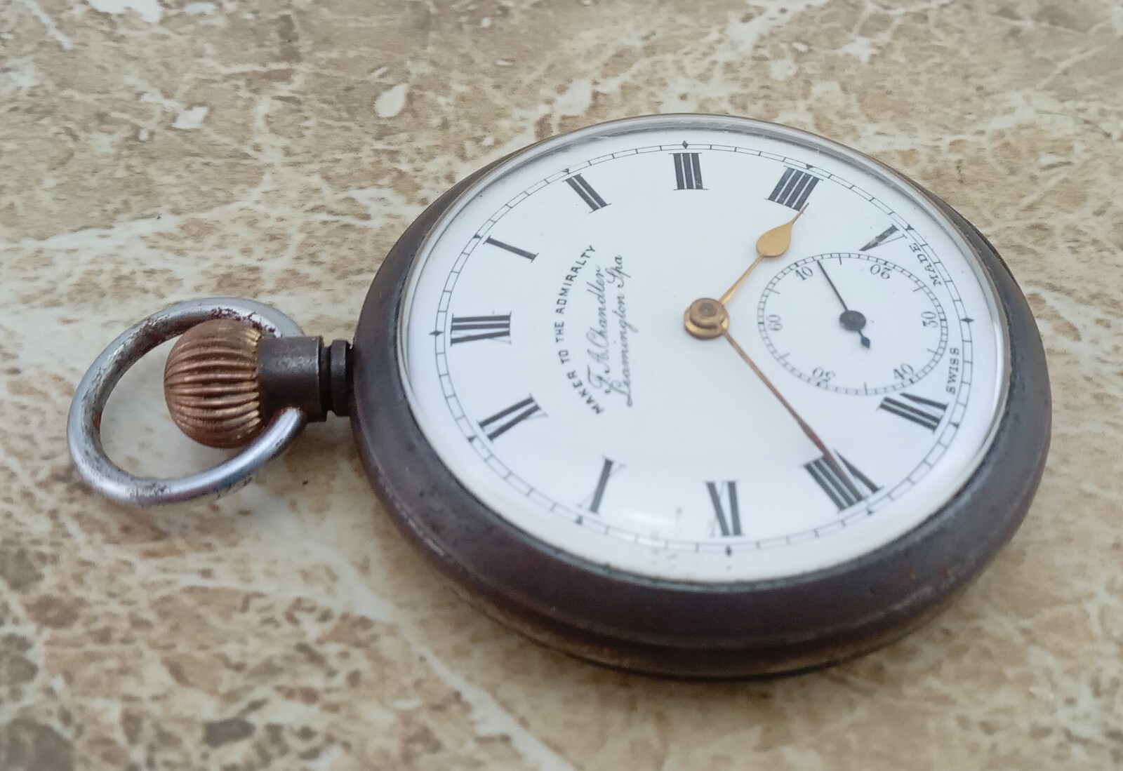 Gun-Metal 7 J Swiss Borgel WaterProof Military Leamington Spa Pocket ...