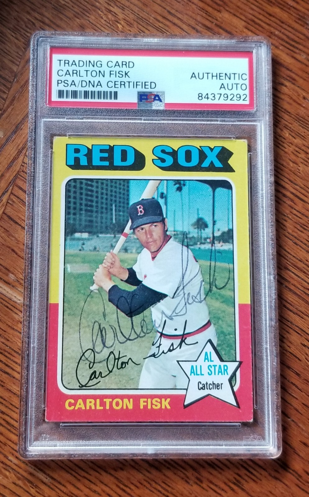 1975 Topps #80 Carlton Fisk autographed card PSA/DNA signed auto | eBay