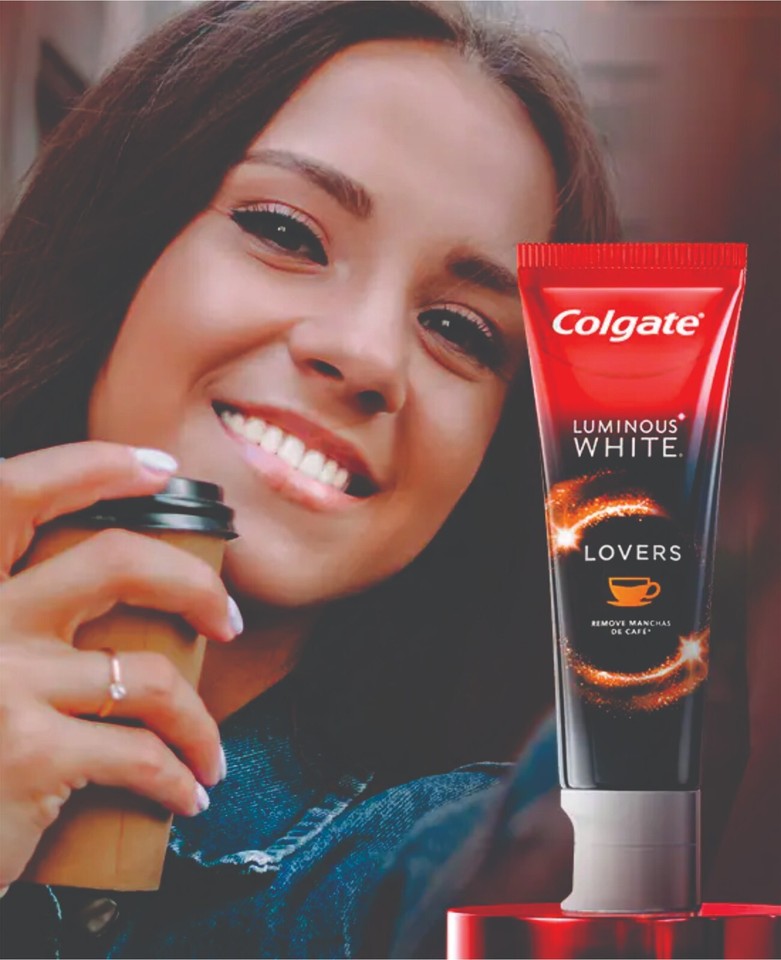Colgate Luminous White Lovers Coffee Toothpaste 70 gr- -PACK X 4 | eBay