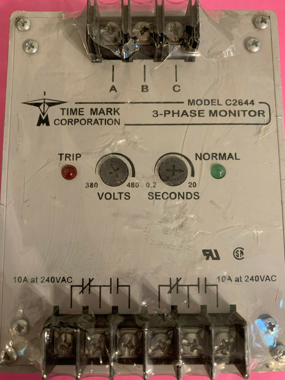 Time Mark Corporation C2644 3 Phase Monitor 240vac for sale online | eBay