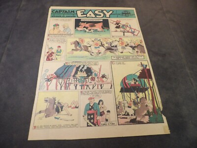 Captain Easy by Roy Crane - Jul 1, 1934 -Full-Size Sunday | eBay