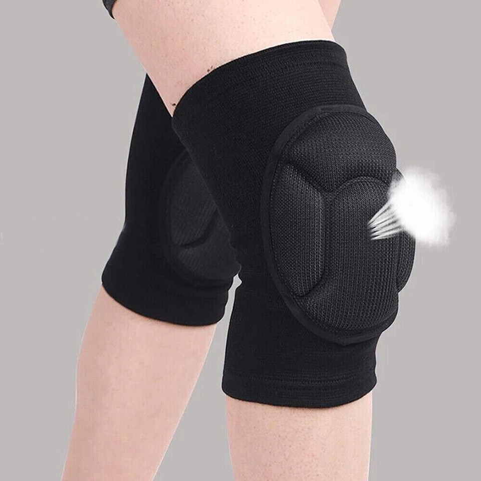 2PCS Protective Knee Pads Thick Sponge Anti-slip Collision Avoidance ...