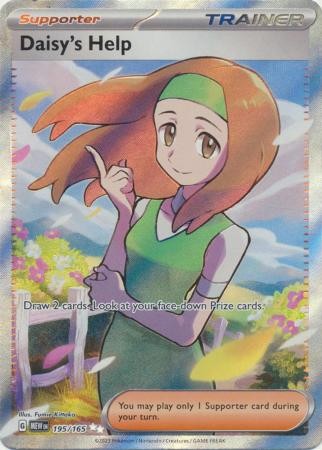 DAISY'S HELP 195/165 151 POKEMON ENGLISH (FULL ART, NM) | eBay