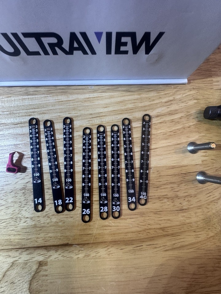 Ultraview UV3XL 019 Double Pin Scope, Plus Axcel LandSlyde Slider | eBay