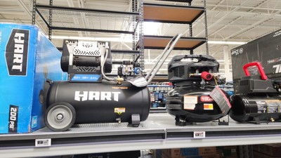 HART Black 135 PSI Oil-Free Electric Air Compressor 8 gal | eBay