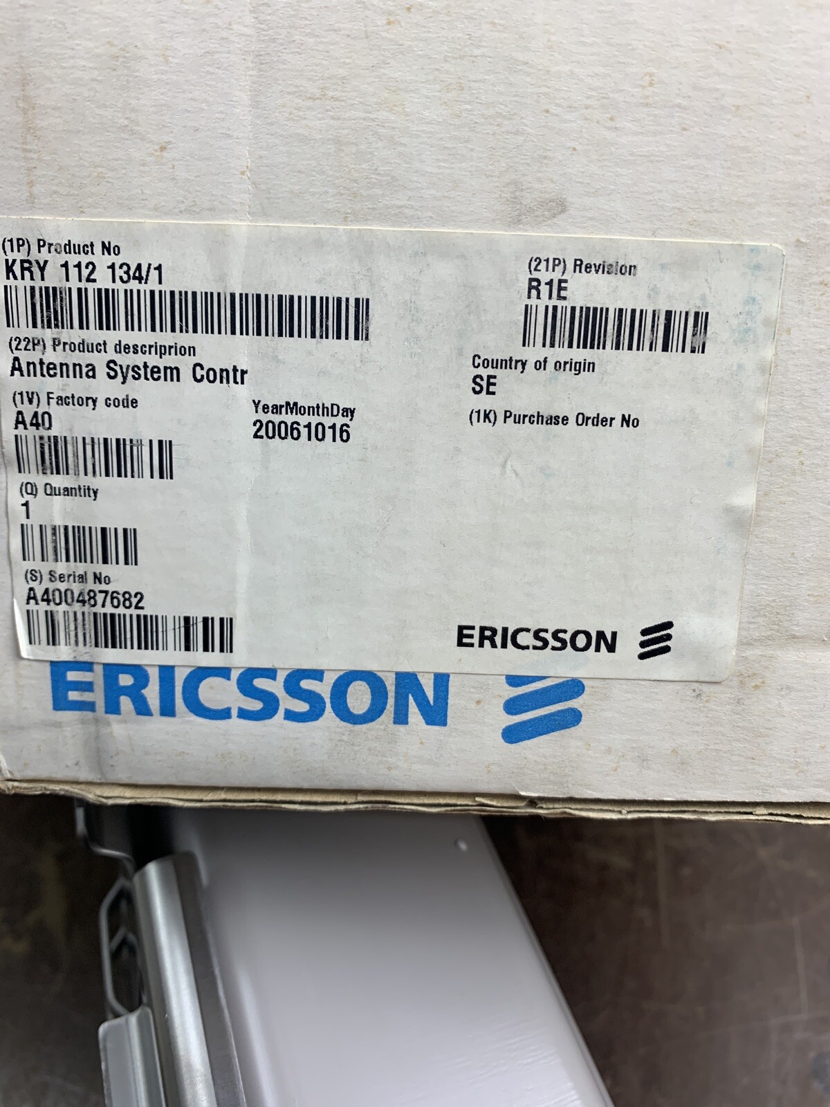 NOS ERICSSON KRY 112 134/1 KRY112134 ANTENNA SYSTEM CONTROL R1E S4 | eBay