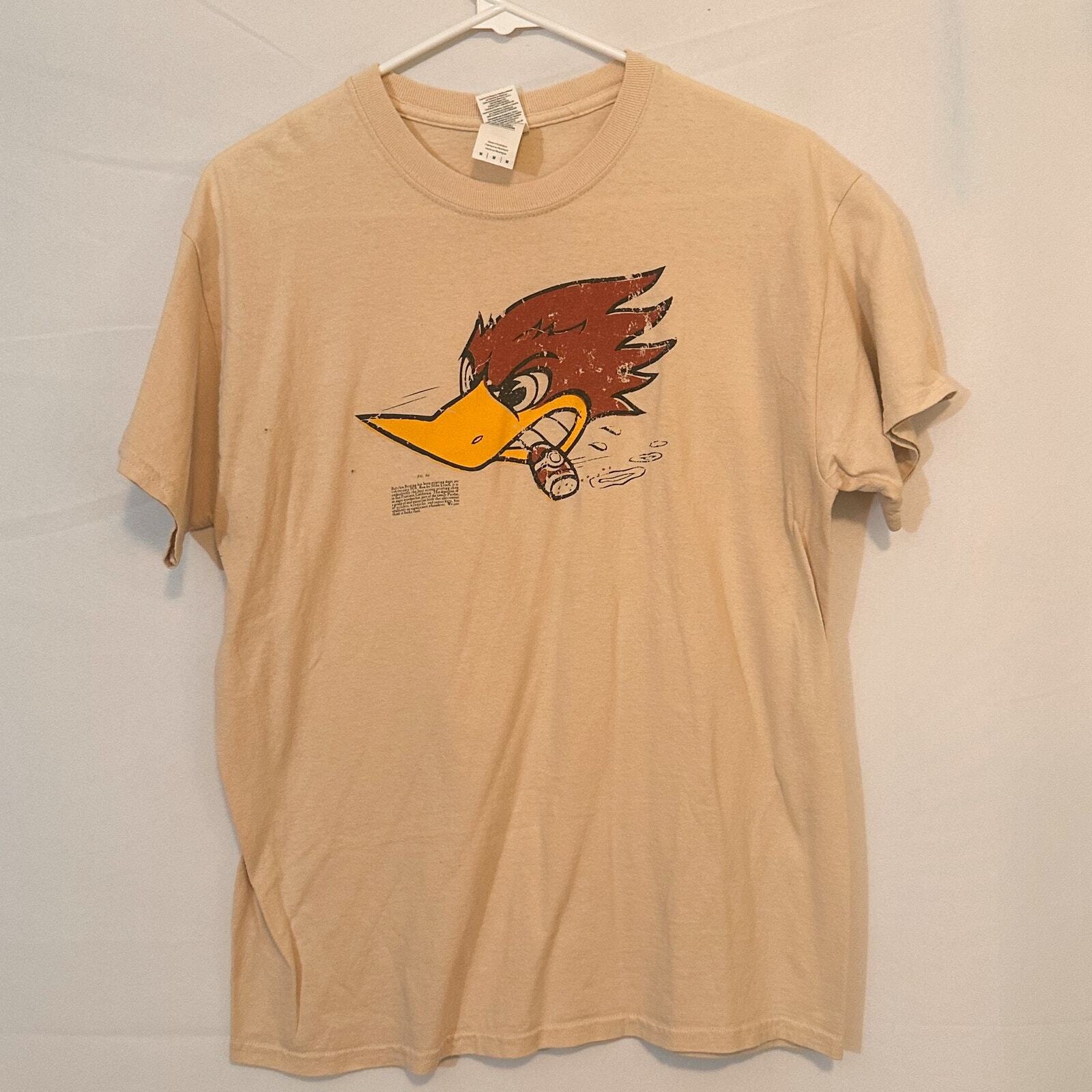VINTAGE Tan Clay Smith Mr. Horsepower Graphic Sz. M - Gem